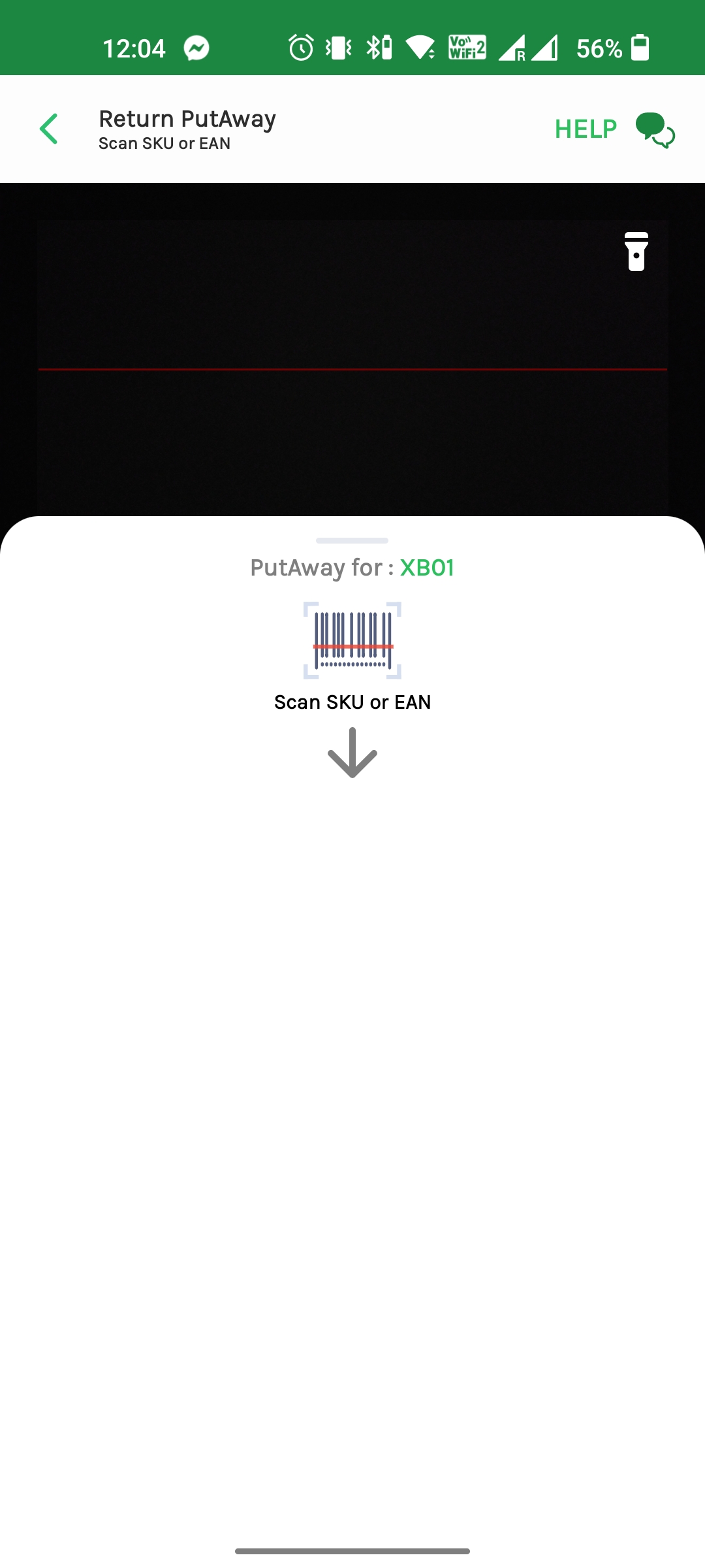 HHT - Putaway - Returns Putaway
