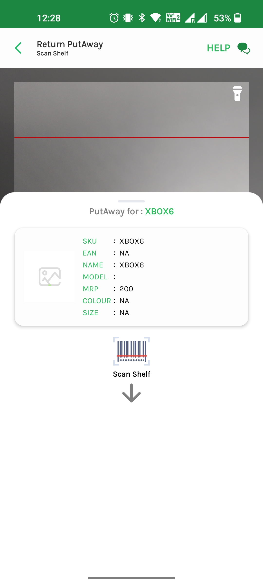HHT - Putaway - Returns Putaway